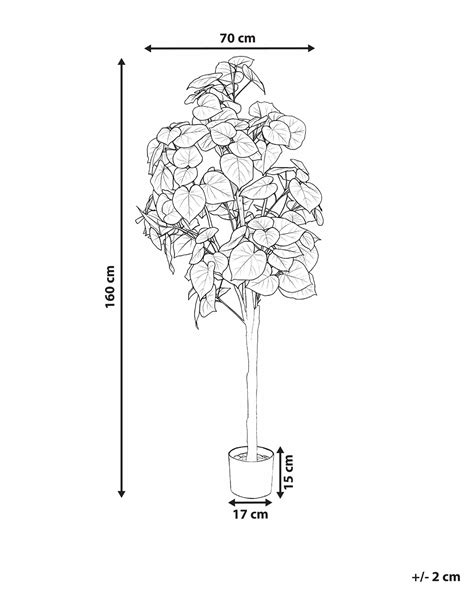 Artificial Plant Ficus Tree 160 Cm Green Belianihu