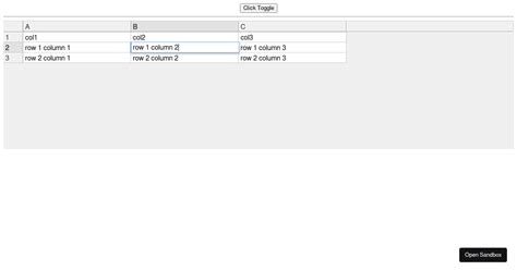 Canvas Datagrid Examples Codesandbox
