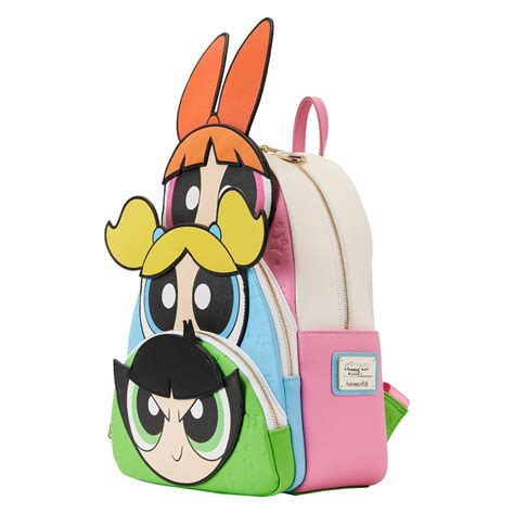 Cartoon Network Powerpuff Girls Triple Pocket Mini Backpack Grotto
