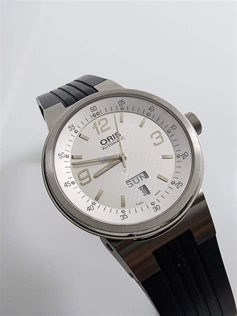 真品 Oris 豪利時 男膠帶機械錶 一元起標 標多少賣多少 浪琴 美度 愛彼 歐米茄參考 Yahoo奇摩拍賣