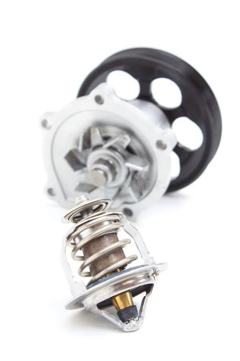Water Pump And Thermostat Stock Image Image Of Motor