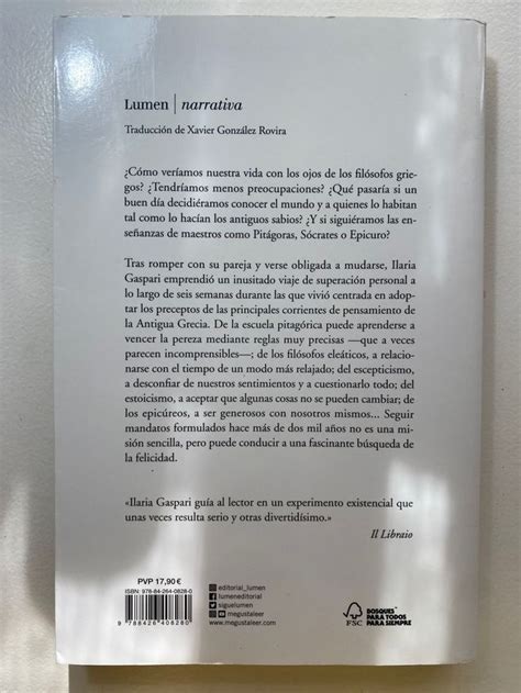 Seis Semanas Con Los Filósofos Griegos De Segunda Mano Por 6 Eur En