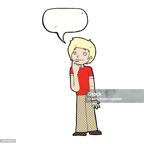 말풍선이 있는 남자아이 실제 말풍선을 그리기에 대한 스톡 벡터 아트 및 기타 이미지 그리기 낙서 드로잉 남자 Istock