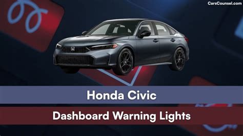 Honda Civic Dashboard Warning Lights Meaning Carscounsel