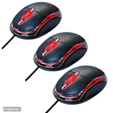 Optical Wired Mouse Plug Play Wired Usb Optical Mouse Usb 2 0 Black At Rs 456 Piece Usb