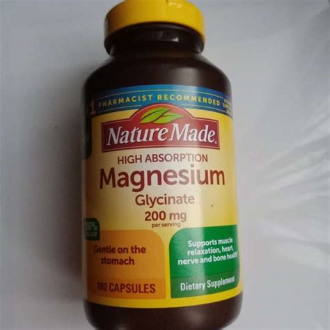 Promo Nature Made Magnesium Glycinate 200mg 180capsules Multivariasi