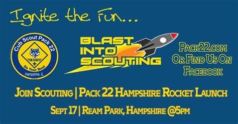 Cub Scout Pack 22 Rocket Launch Recruiting Pack Meeting Bruce Ream