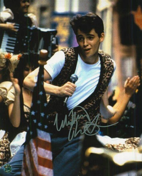 Matthew Broderick Signed 8x10 Photograph Hologram Coa 3930510216