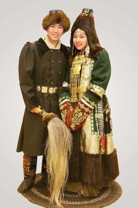Winter Traditional Clothes Republic Of Sakha Yakutia In The Russian
