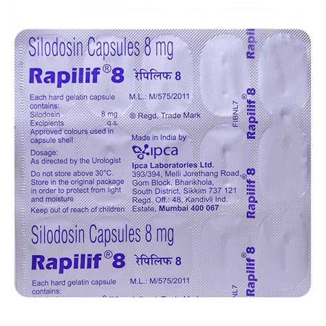 Rapilif 8 Capsule 15s Price Uses Side Effects Composition Apollo