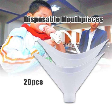20pcs Universal Electronic Spirometer Disposable Mouthpieces For