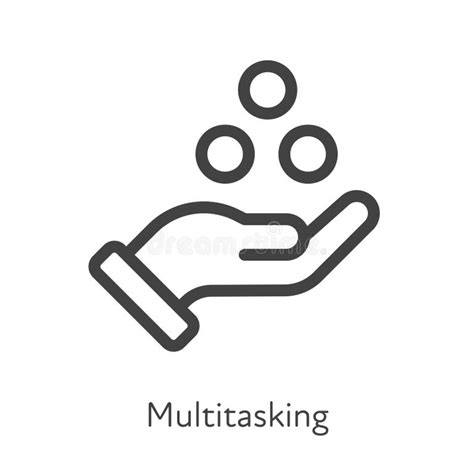 Outline Style Ui Icons Soft Skill For Business Collection Vector Black