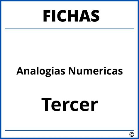 Fichas Para Imprimir Tercer Grado Para Trabajar