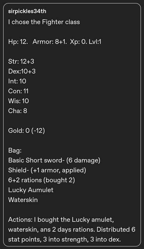 The Game A Text Based Rpg R Dndiy