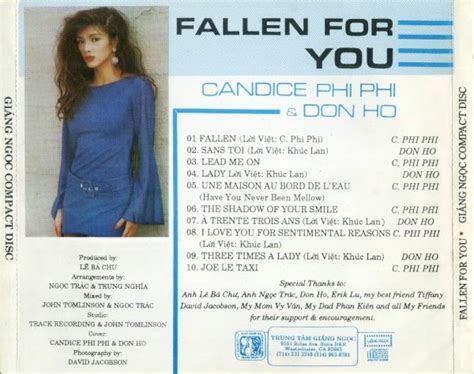 Giáng Ngọc Cd Candice Phi Phi Don Hồ Fallen For You 1992 ~ Cd