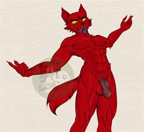 Rule 34 Anthro Athletic Blue Tongue Brown Penis Canid Canine Fangs