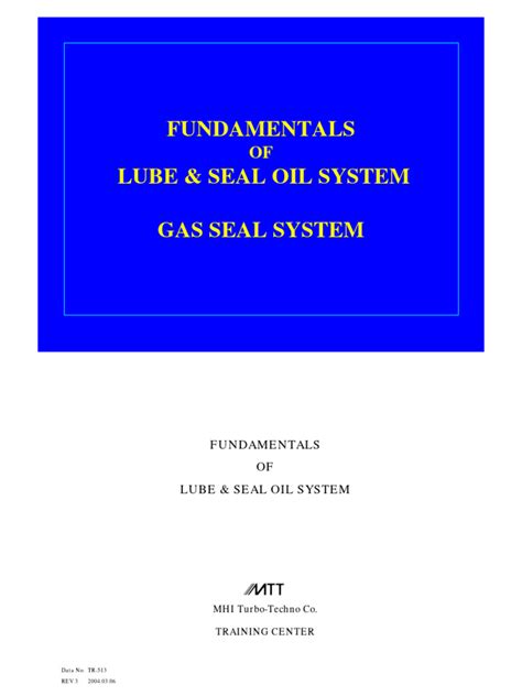 Lube And Seal System Pdf Pump Lubricant