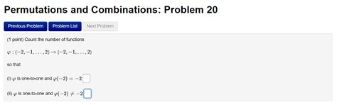 Solved Count The Number Of Functions φ −2−12 →