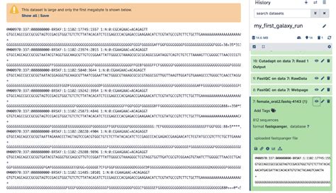 Session 33 Galaxy Getting Started Part I Bioinformatics Workshop Gitbook