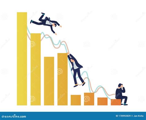 Lowering Graph Icon Vector Trendy Flat Lowering Graph Icon From