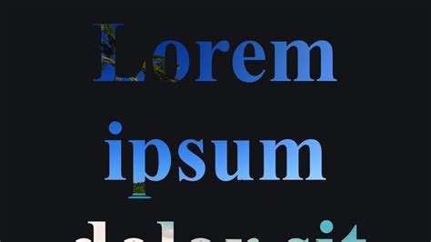 Css Text Clip