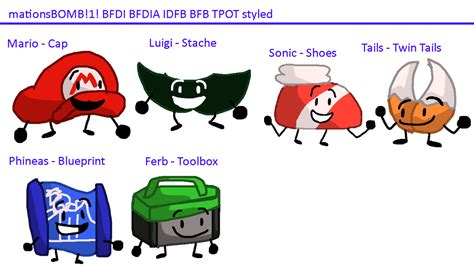 Mationsbomb1 Bfdi Bfdia Idfb Bfb Tpot Styled By Abbysek On Deviantart