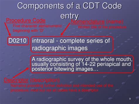 Ppt Dental Procedure Codes Powerpoint Presentation Free Download