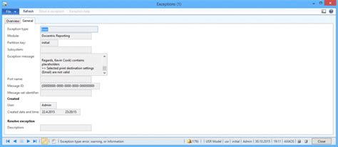 How To Set Up Reporting Parameters Docentric Ax