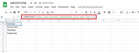 Guide To The Powerful Importhtml Google Sheets Function