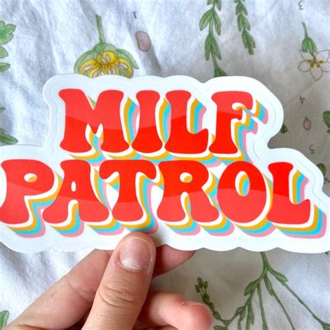Milf Patrol Bumper Sticker Original Fade And Weather Etsy