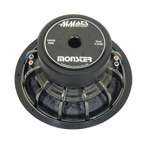 10 Inch Subwoofers Mmats Pro Audio Monster 10 Car Audio Subwoofer