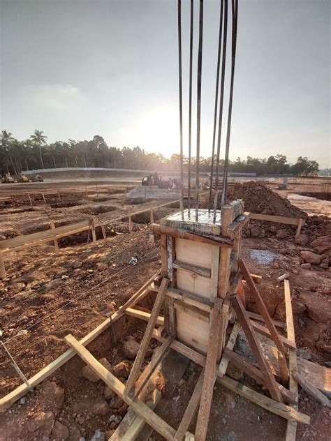 Building Pillars Stock Image Image Of Construction 305854101