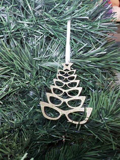 Eyeglass Christmas Tree Ornament Etsy
