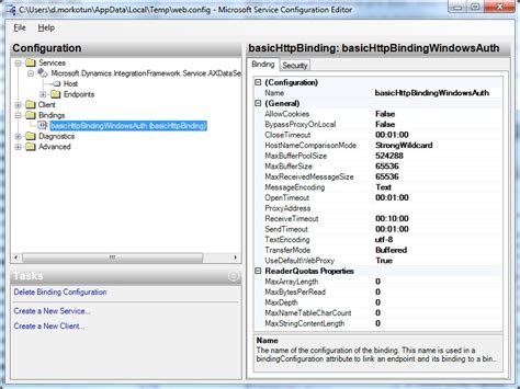 Configure The Web Service