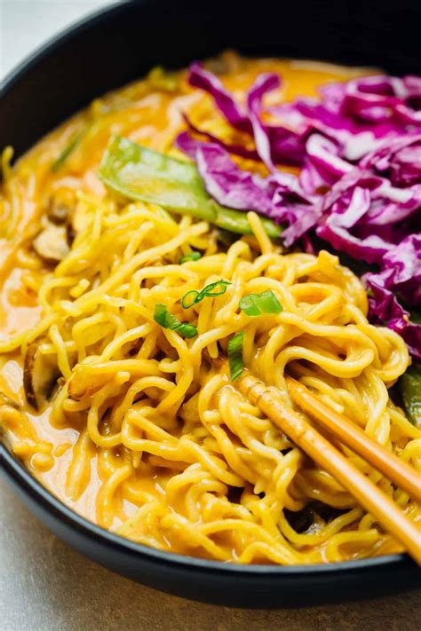 Coconut Curry Ramen Ramen Soup Bowl Recipe