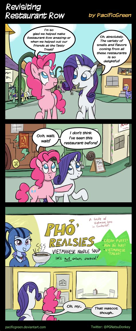 Mlp Revisiting Restaurant Row By Pacificgreen On Deviantart