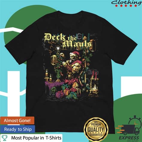 Tsaurus Store Merch Deck The Mauls Barbarian Christmas Tee Newest