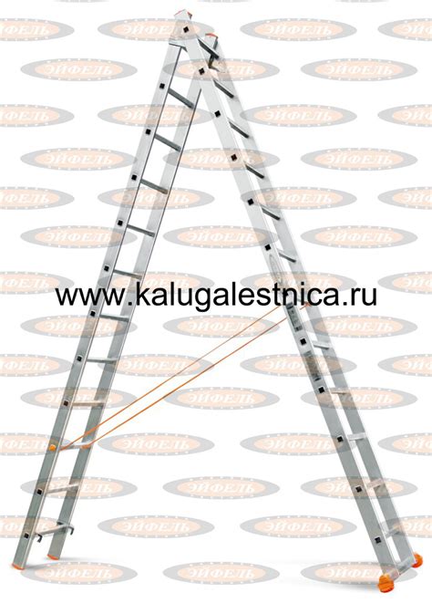 Двухсекционная лестница Классик 2х12 | Элитные лестницы