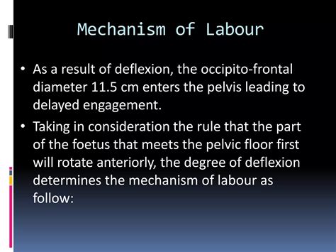 Malposition And Malpresentation Pptx