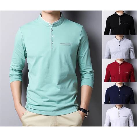 Jual Kaos Polos Pria Warna Tosca Tshirt Polo NUFAIL Atasan Kerah Nyaman