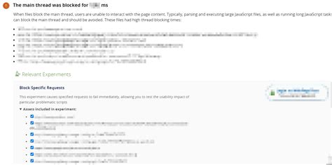 The Main Thread Was Blocked