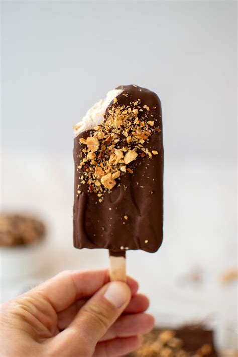 Vegan Chocolate Peanut Butter Ice Cream Bars Mimis Organic Eats