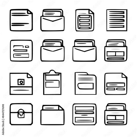 Document Icon Business Icon Symbol Icon Archive Icon Contract Icon