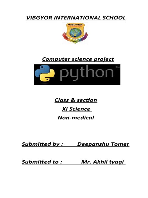 Cs Project Pdf String Computer Science Mean