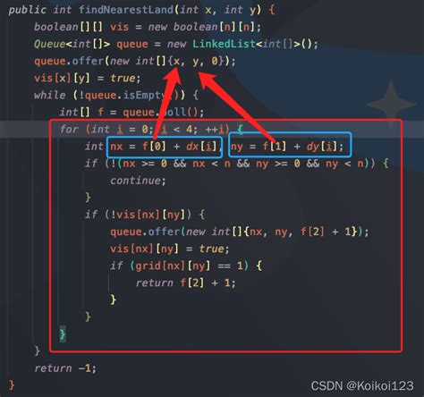 逐步解析力扣1162 地图分析（网格结构的最短路径，bfs广度优先搜索）力扣最短路径 Csdn博客