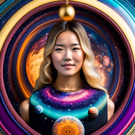 Lexica Wlop Style 18 Years Old Girl Beach Wearing A Cosmic Fabric