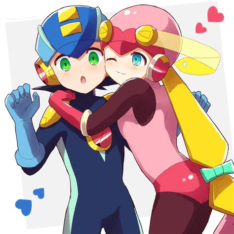 Megaman Exe And Roll Exe Mega Man And 1 More Drawn By Evanvanvavan