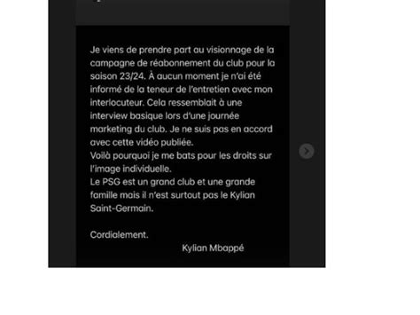 Duro Mensaje De Mbappé A Psg Por Manejo De Su Imagen No Es Kylian