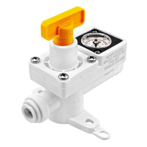 Kegland Duotight Inline Regulator With Gauge 1 4 6 35mm 0 150 Psi