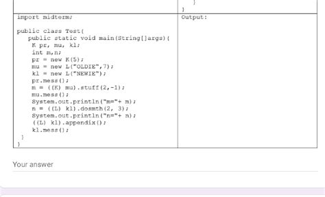 Solved What Is The Output Of The Following Program 15